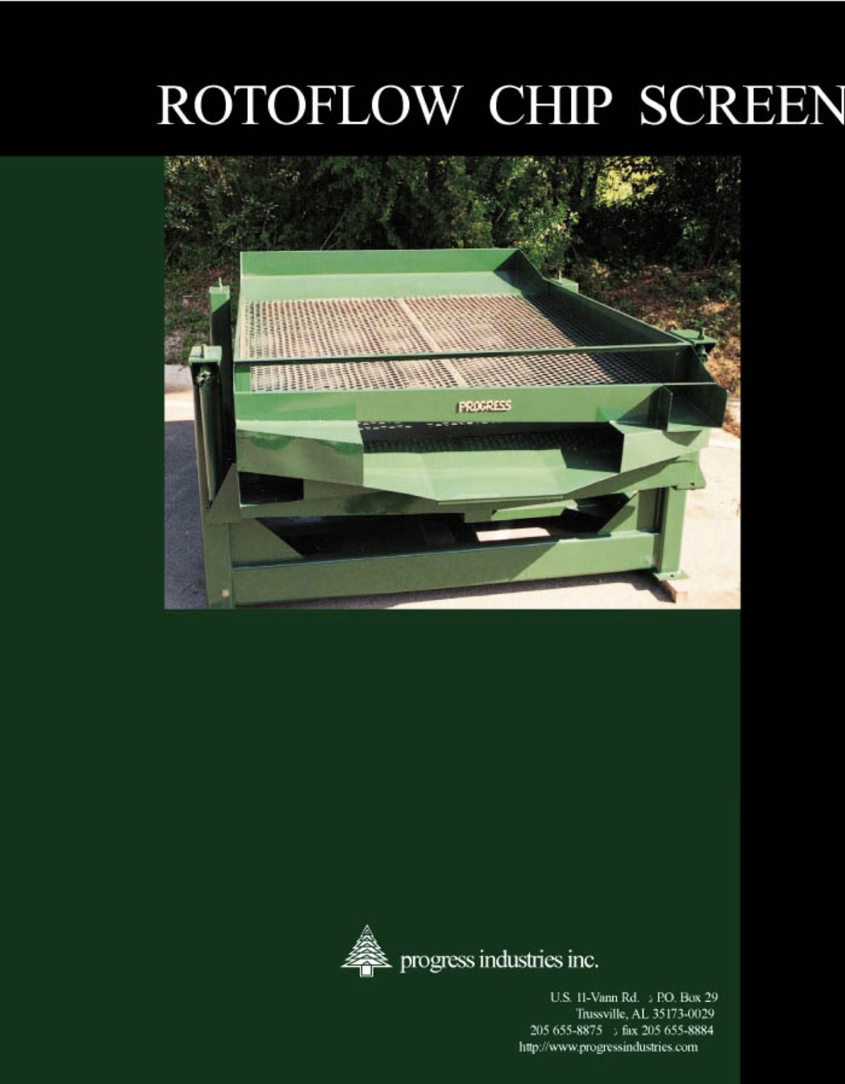 Rotoflow Chip Screen - Progress Industries, Inc