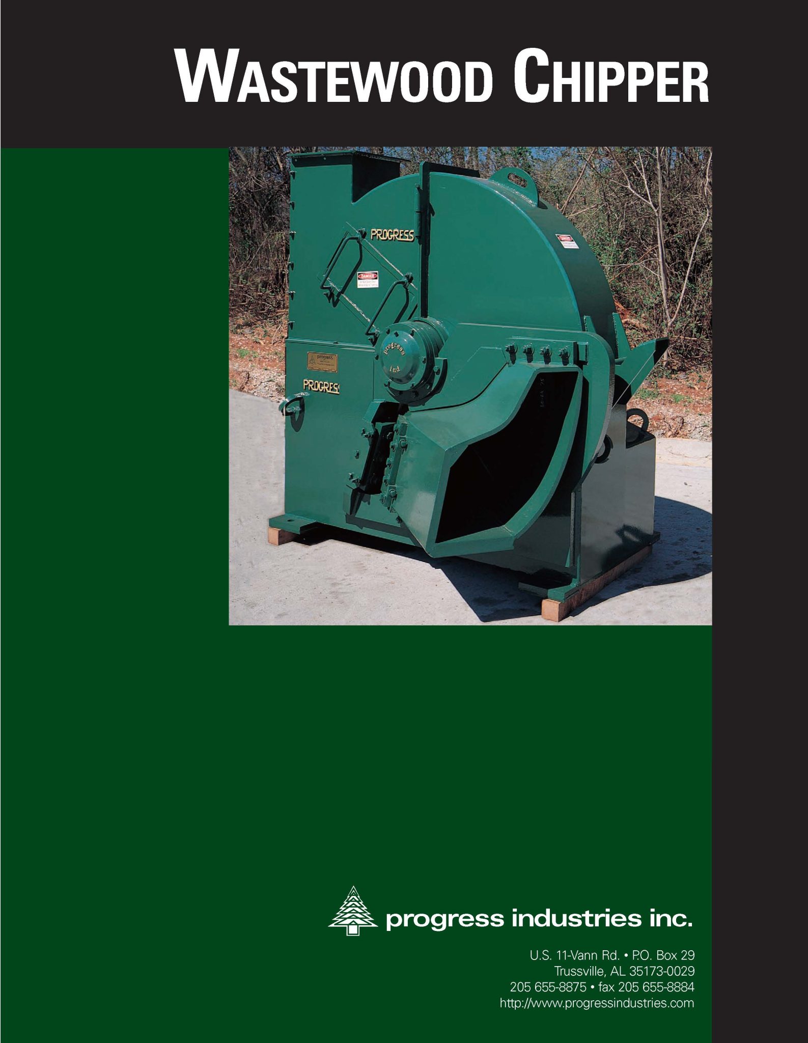 Waste Wood Chipper - Progress Industries, Inc